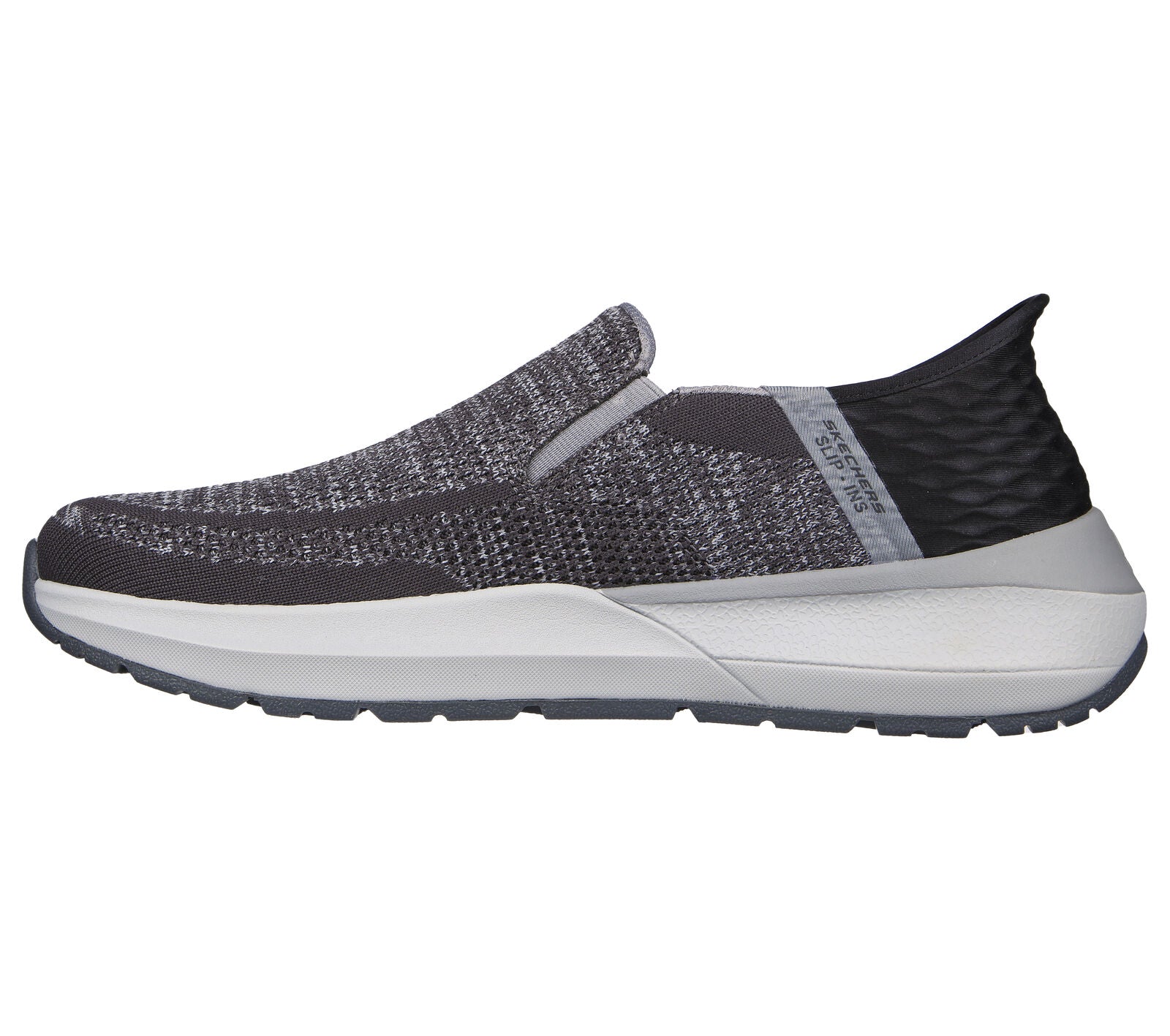 MEN'S SKECHERS SLIP-INS NEVILLE - ROVELO | CHARCOAL / LIGHT GRAY ...