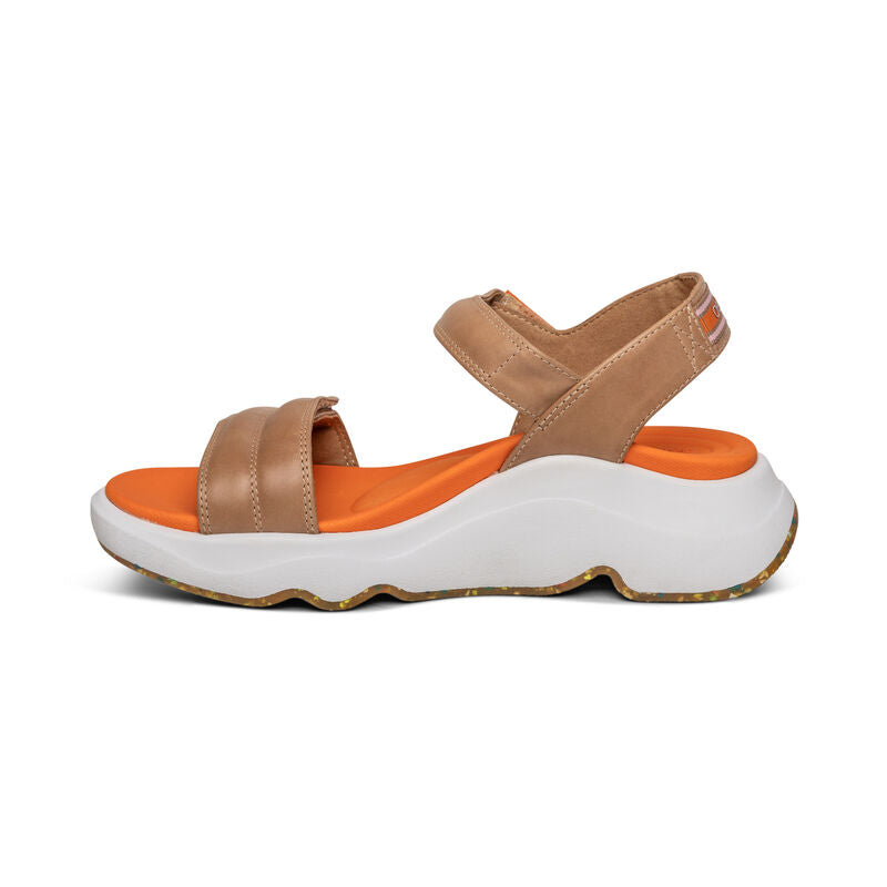 WOMEN'S AETREX WHIT SPORT SANDEL | CAMEL – Randy's Shoes