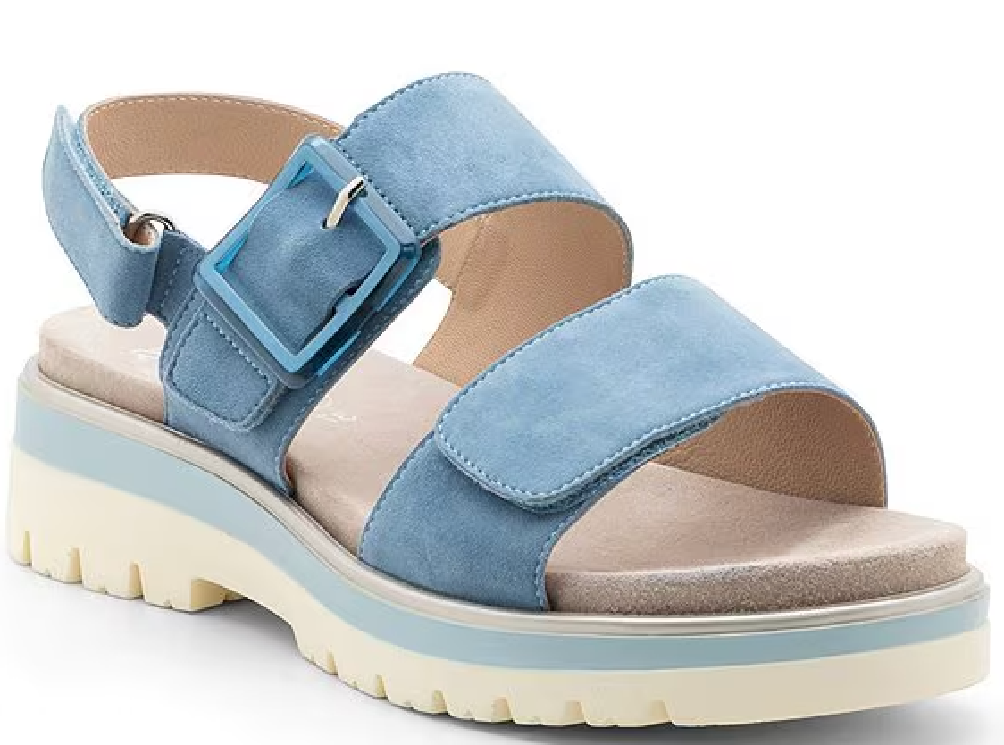 WOMEN'S ARA MARBELLA SANDAL | COOL BLUE – Randy's Shoes