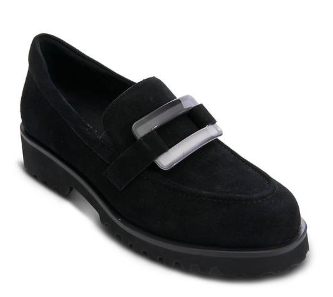 WOMEN'S VANELI ZINTA LOAFER | BLACK SUEDE – Randy's Shoes