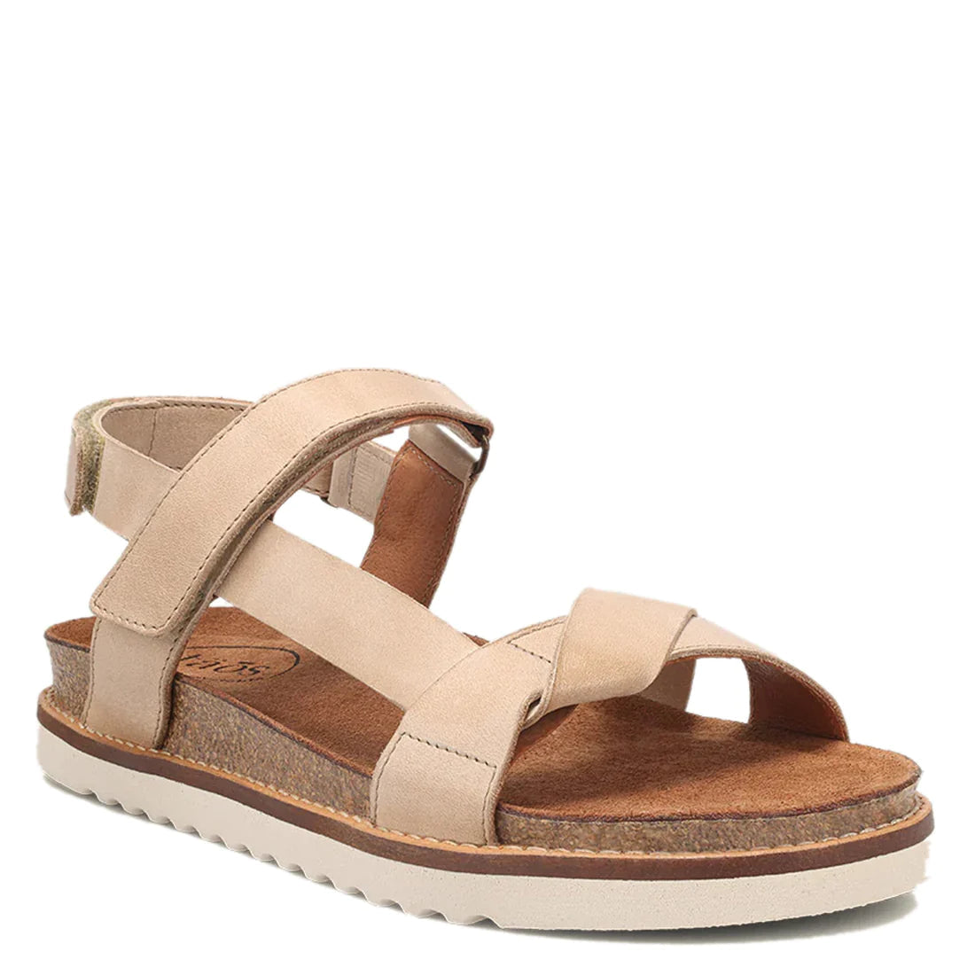 WOMEN'S TAOS SIDEWAYS SANDAL | STONE – Randy's Shoes