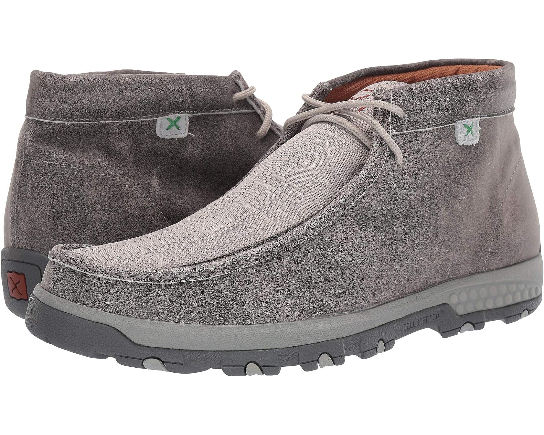 MEN'S TWISTED X CHUKKA DRIVING MOC | GREY - LIGHT GREY – Randy's Shoes