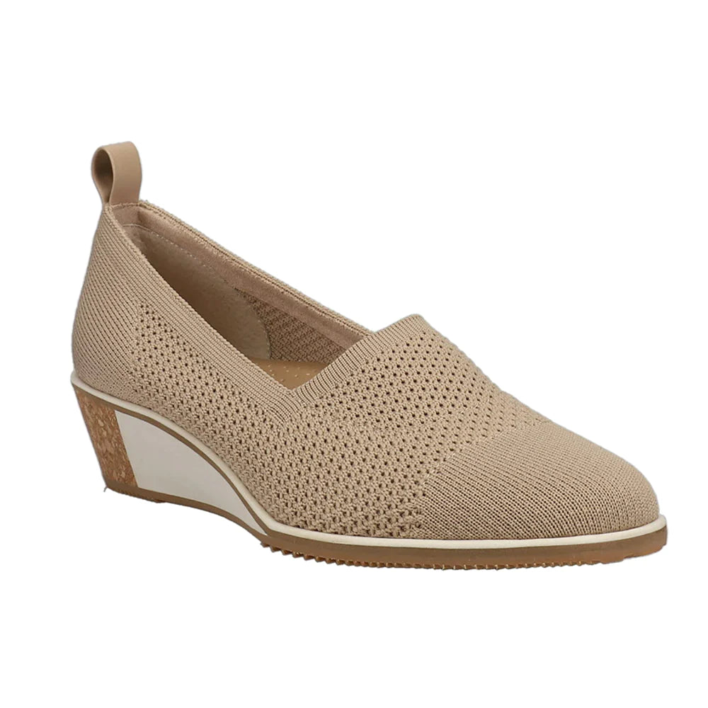 WOMEN'S VANELI GALEN WEDGE | ECRU KNIT STRETCH – Randy's Shoes