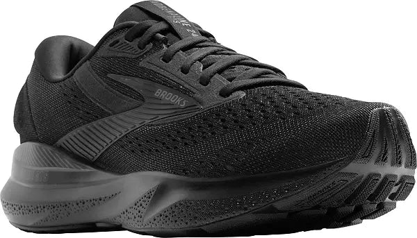 WOMEN'S BROOKS ADRENALINE GTS 24 | BLACK / BLACK / EBONY – Randy's Shoes