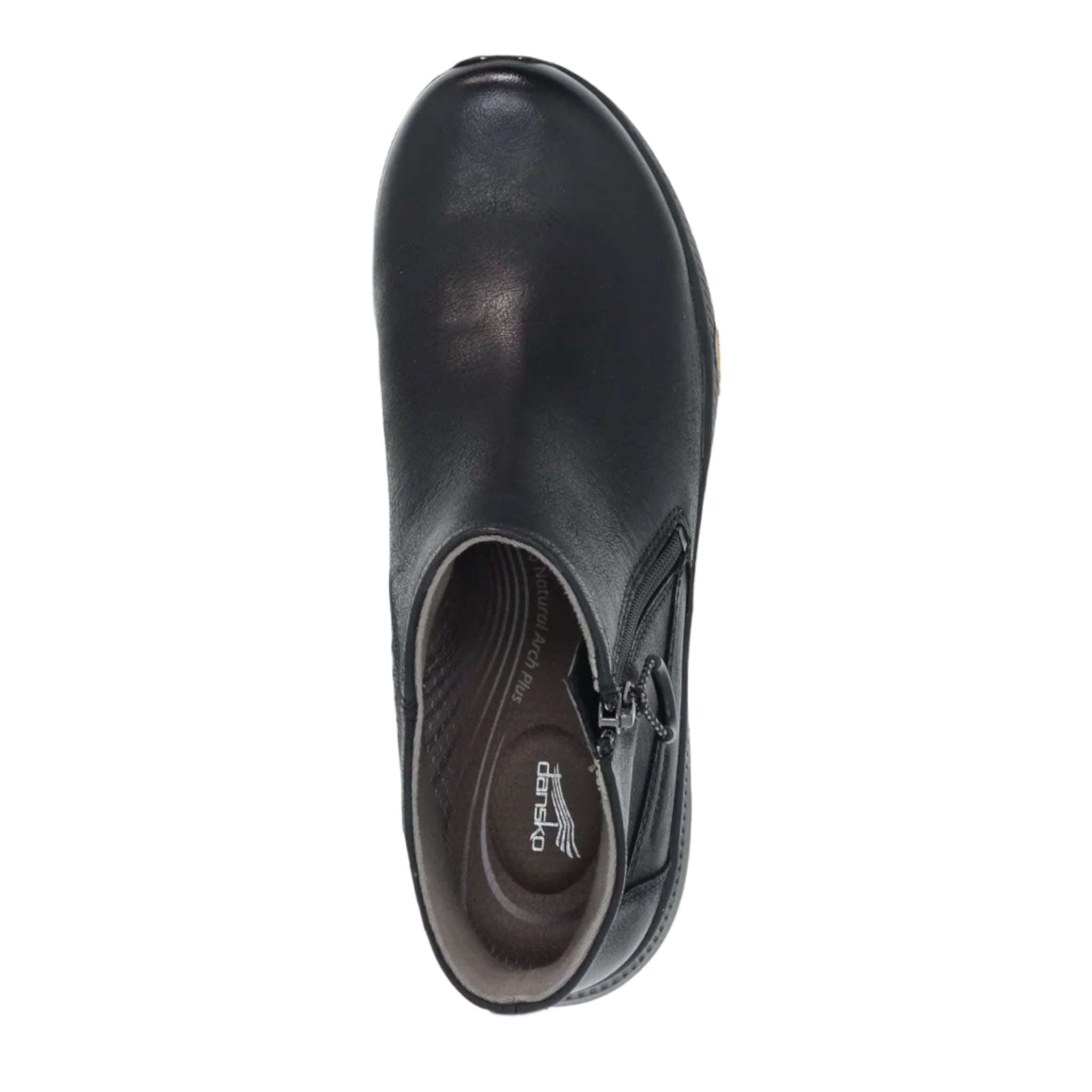 WOMEN'S DANSKO MARGO | BLACK WATERPROOF BURNISHED – Randy's Shoes
