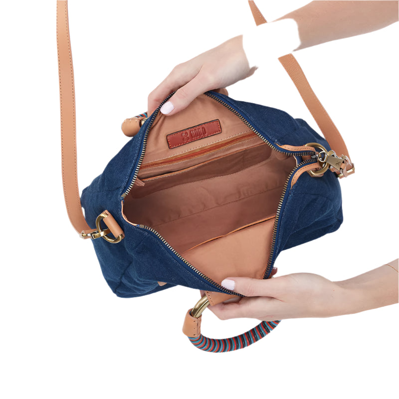 WOMEN'S HOBO SHEILA MEDIUM SATCHEL | DARK DENIM – Randy's Shoes