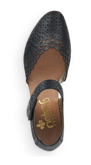 WOMEN'S RIEKER MIRJAM 53 | BLACK – Randy's Shoes