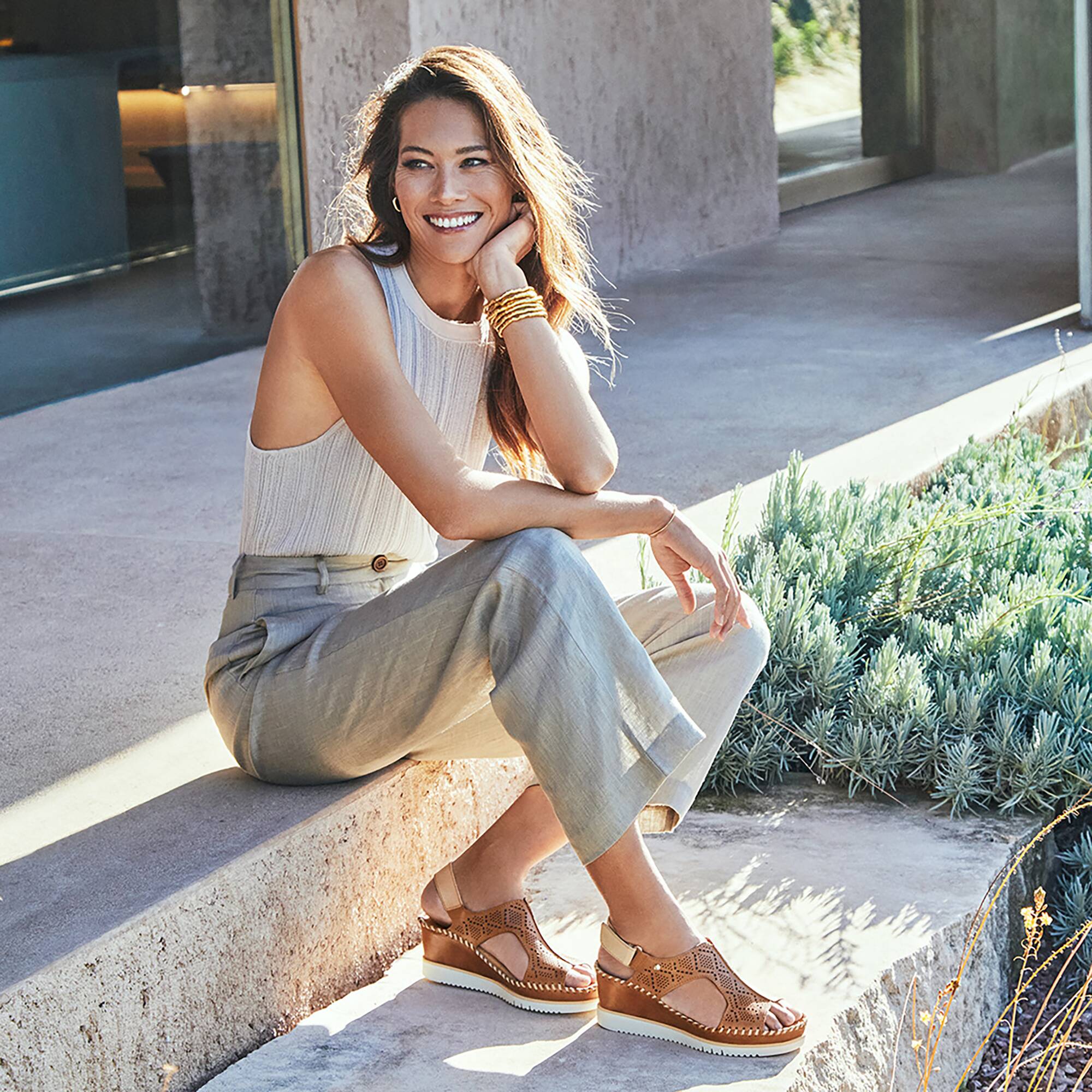 WOMEN'S PIKOLINOS AGUADULCE WEDGE SANDAL | BRANDY – Randy's Shoes