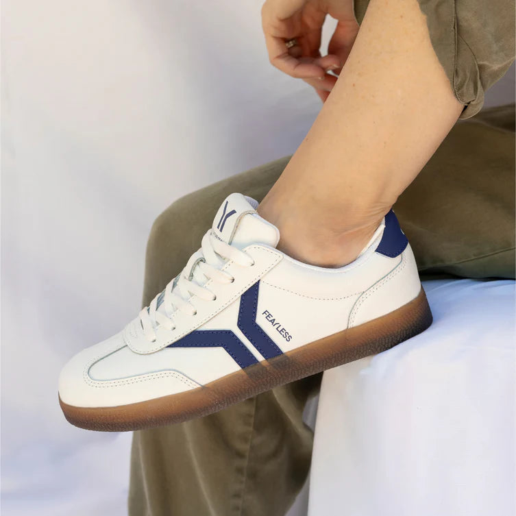 WOMEN'S C.O.B by CULTURE OF BRAVE FEARLESS SNEAKER | BEIGE / PINK WING ...