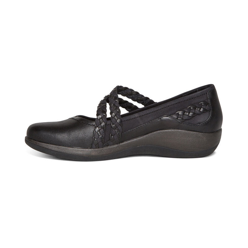 WOMEN'S AETREX ANNIE MARY JANE | BLACK – Randy's Shoes